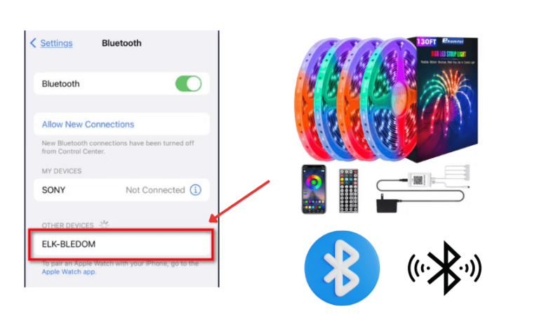 What is ELK-BLEDOM on My Bluetooth List?